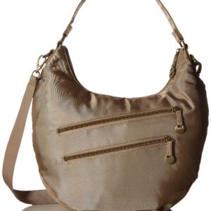 Travelon Convertible Hobo with RFID Protection - Champagne