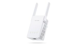 tp-link ac750 dual band wi-fi range extender w/ gigabit ethernet port (re210),white