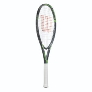 Wilson Tour Slam Adult Recreational Tennis Racket - Grip Size 4 - 4 1/2", Grey/Green