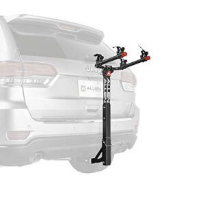 allen sports deluxe 2-bike hitch mount rack , silver/black (522rr)