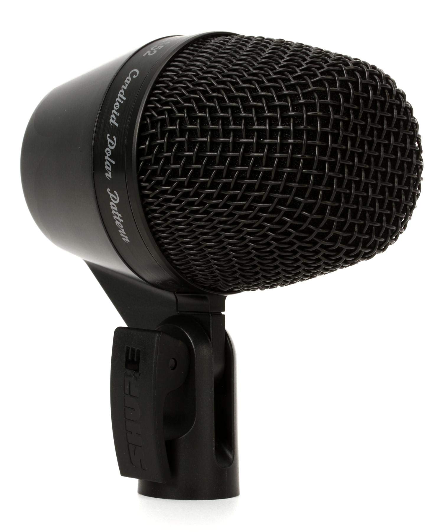 Shure PGA52 Dynamic Microphone - Swivel-Mount Kick-Drum with Cardioid Pick-up Pattern, No Cable (PGA52-LC)