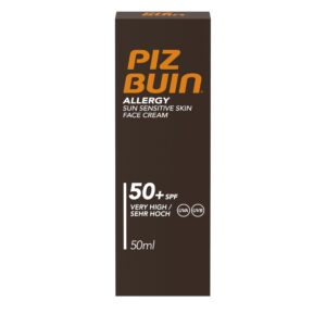 allergy by piz buin face cream spf50+ 50ml