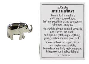 ganz lucky little elephant charm with story card!