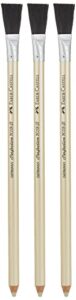 faber-castell faber castell perfection eraser pencil with brush (3-pack)