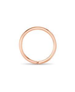 14k rose gold nose hoops seamless nose rings 3/8" - 9.5mm 20g