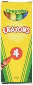 crayola 4-ct. crayon party favor pack, 24 boxes