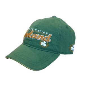 lansdowne men's irish pride baseball cap, embroidered irish rugby cap for men, green