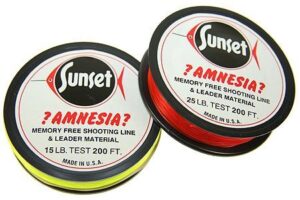 amnesia memory free monofilament line (fluorescent red, 30lb)