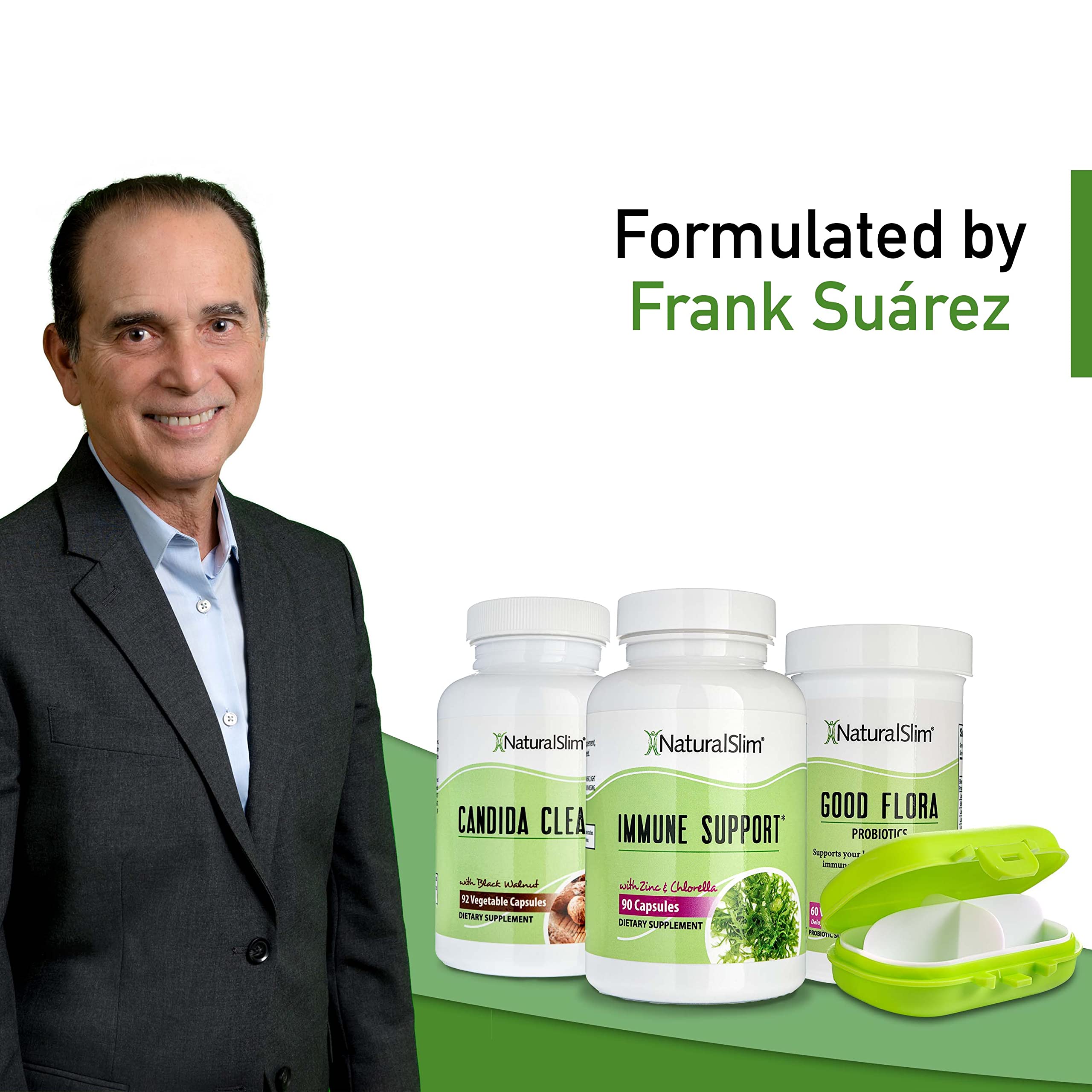 NaturalSlim Candiseptic Kit Capsules – Formulated by Frank Suarez (1 Pack)