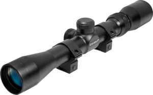 barska ac13754 plinker22 scope 3-9x32 30/30 crosshair reticle with rings for hunting & targeting