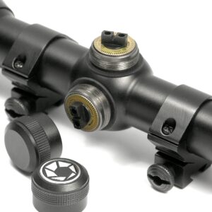 Barska AC13754 Plinker22 Scope 3-9x32 30/30 Crosshair Reticle with Rings for Hunting & Targeting