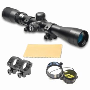 Barska AC13754 Plinker22 Scope 3-9x32 30/30 Crosshair Reticle with Rings for Hunting & Targeting