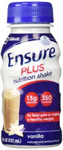 ensure plus nutrition shake, 8 fl oz each, 30 count