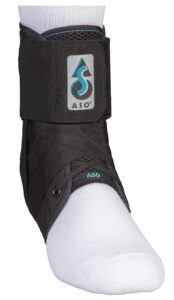 med spec aso ankle stabilizer, black, small