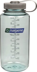 nalgene tritan wide mouth bpa-free water bottle, seafoam, 32-ounces