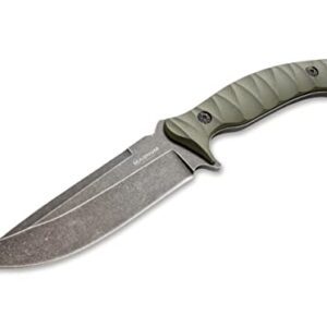 Boker 02LG115 Persian Fixed Knife with 440 Stainless Steel Blade, 4-3/4", Magnum