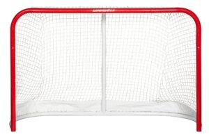 winnwell regulation size hockey net - indoor & outdoor heavy duty goal - good for street, field & rink