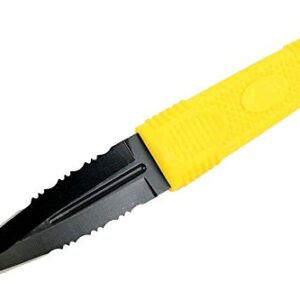 7.75" Zomb-War Yellow Boot Hunting Knife with Sheath