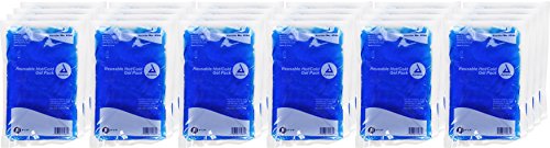 Dynarex 4506 Reusable Hot/Cold Gel Pack, 6" x 9", Pack of 24