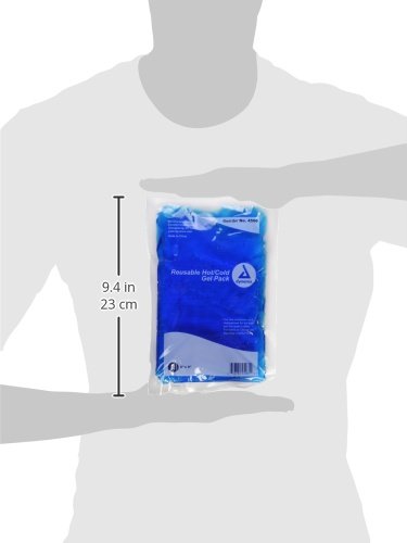 Dynarex 4506 Reusable Hot/Cold Gel Pack, 6" x 9", Pack of 24