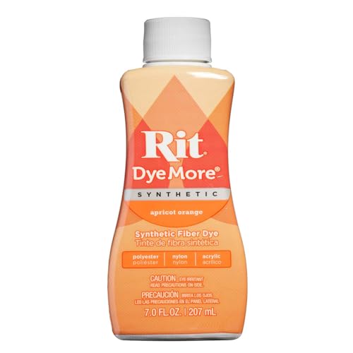 Rit DyeMore Liquid Dye, Apricot Orange 7 Fl Oz (Pack of 1)