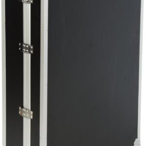 Displays2go Shipping and Storage Case with Wheels, Handles, EVA Foam Padded, Metal Edges (45 x 12.5 x 32.5)