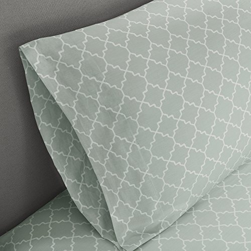 Madison Park Essentials MPE10-086 Merritt Complete Bed and Sheet Set, Queen (90 in x 90 in), Grey