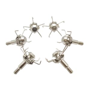 archery 100 grain judo arrow points boradheads with paw point 4mm screws - 6/pack