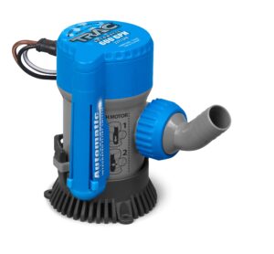 trac outdoors automatic bilge pump, 600 gph, 3/4" outlet - designed for easy installation and retrofitting - ideal for all watercraft (69310)