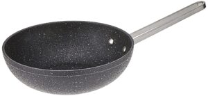 the rock™ by starfrit® 7.08" personal wok pan with stainless steel wire handle