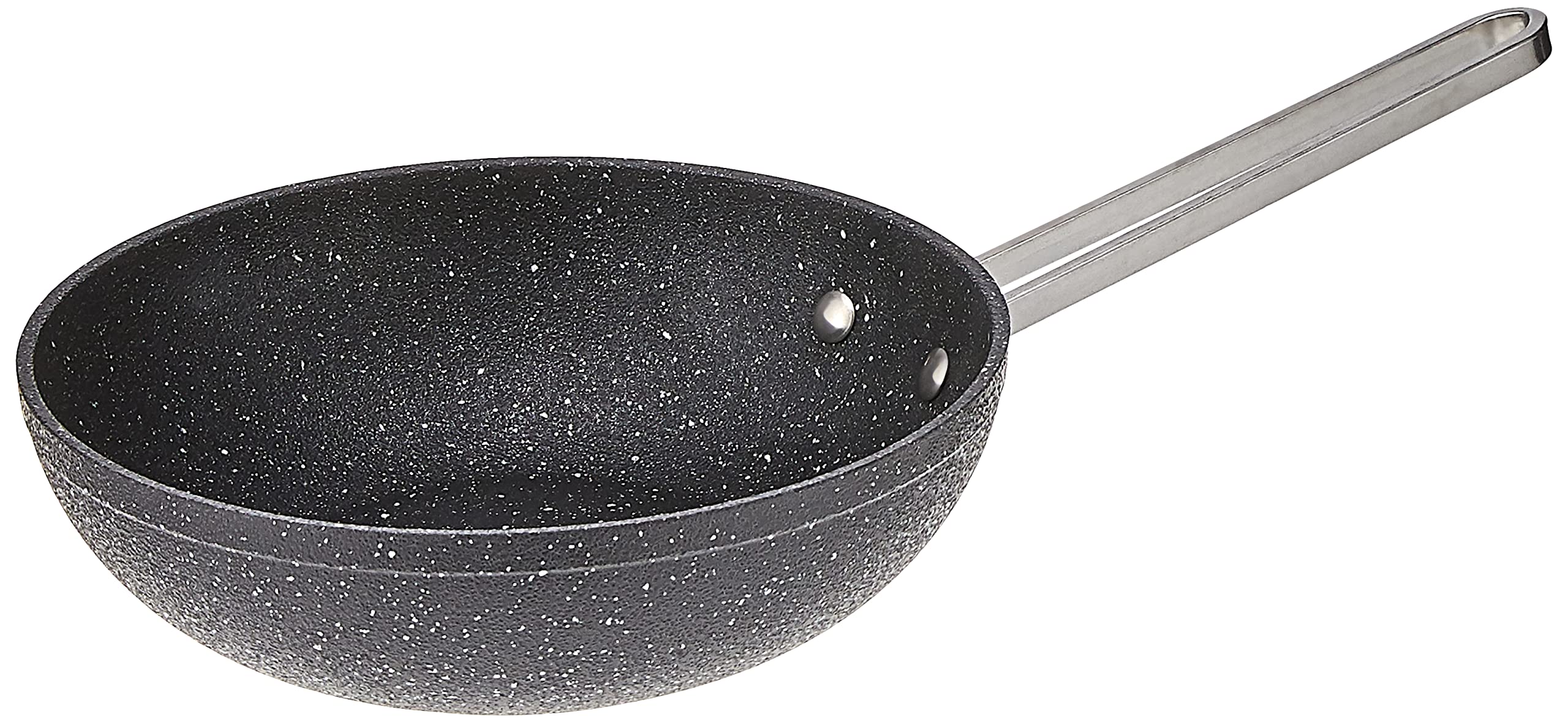 THE ROCK™ by Starfrit® 7.08" Personal Wok Pan with Stainless Steel Wire Handle