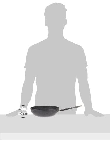 THE ROCK™ by Starfrit® 7.08" Personal Wok Pan with Stainless Steel Wire Handle