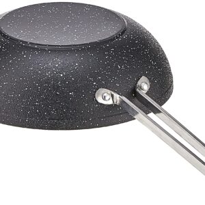 THE ROCK™ by Starfrit® 7.08" Personal Wok Pan with Stainless Steel Wire Handle