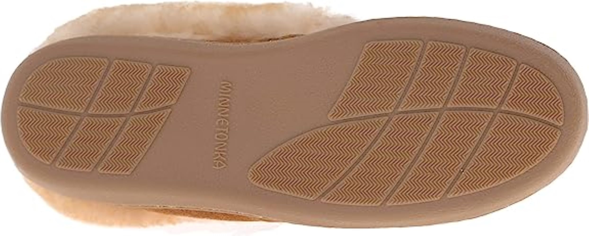 Minnetonka Women's Alpine Sheepskin Slippers, Golden Tan, 8