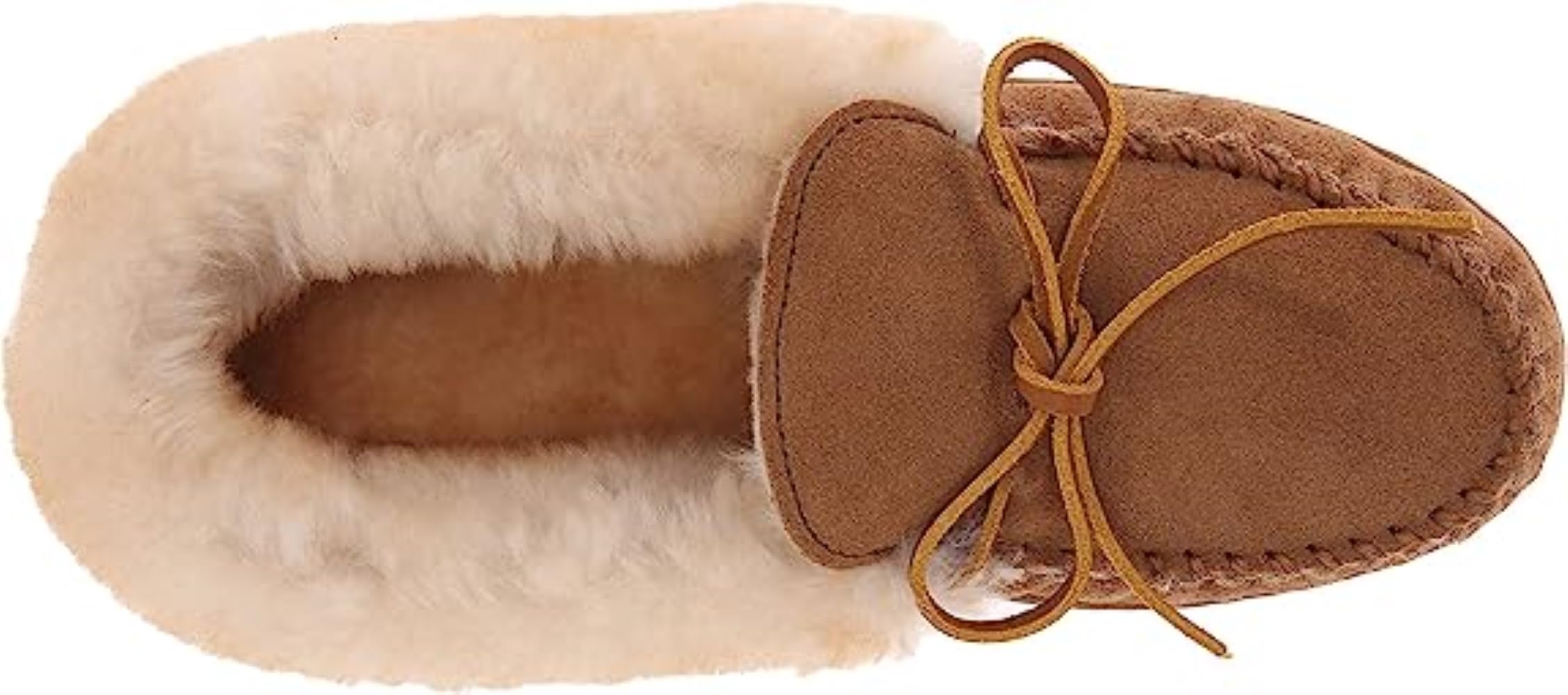 Minnetonka Women's Alpine Sheepskin Slippers, Golden Tan, 8