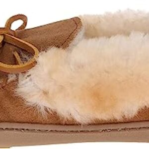 Minnetonka Women's Alpine Sheepskin Slippers, Golden Tan, 8