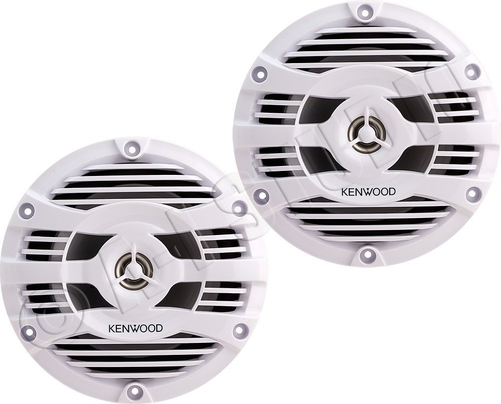 Kenwood KFC-1653MRW 6.5" 2-Way Marine Speakers Pair (Tan)