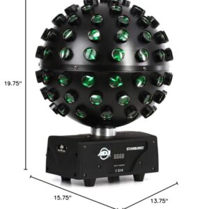 ADJ Products, Startec Series Starburst, Rotating LED Sphere for DJ Light Shows STA962