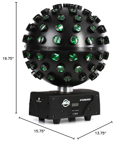 ADJ Products, Startec Series Starburst, Rotating LED Sphere for DJ Light Shows STA962