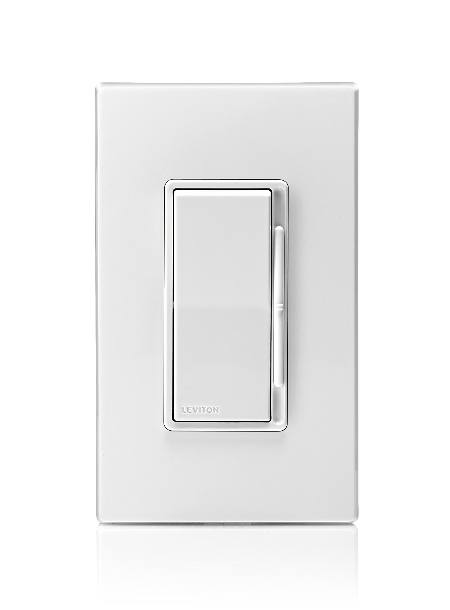 Leviton Decora Slide Dimmer Switch for 0-10V LED, Mark 7 Florescent Ballasts, DS710-10Z, White