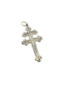 ezi zino cross of lorraine french foreign legion magnum pendant sterling silver 925