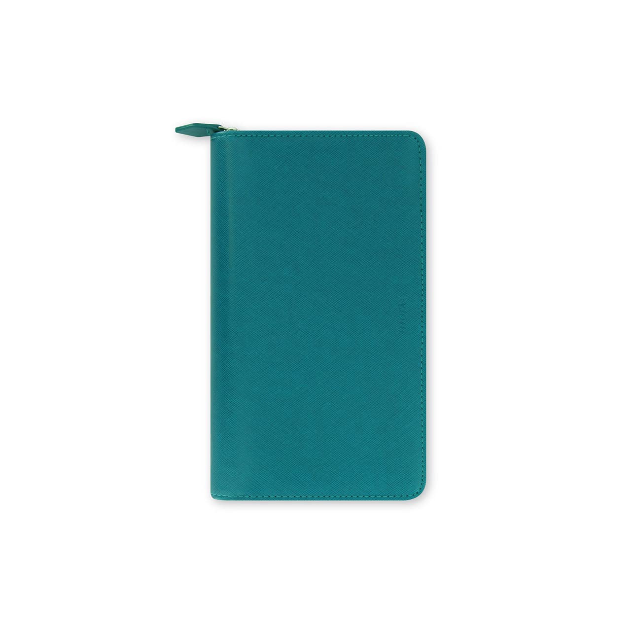 2019 Filofax 17-022536 Saffiano Personal Organizer, Compact Zip, Aqua