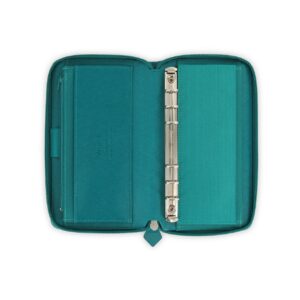 2019 Filofax 17-022536 Saffiano Personal Organizer, Compact Zip, Aqua