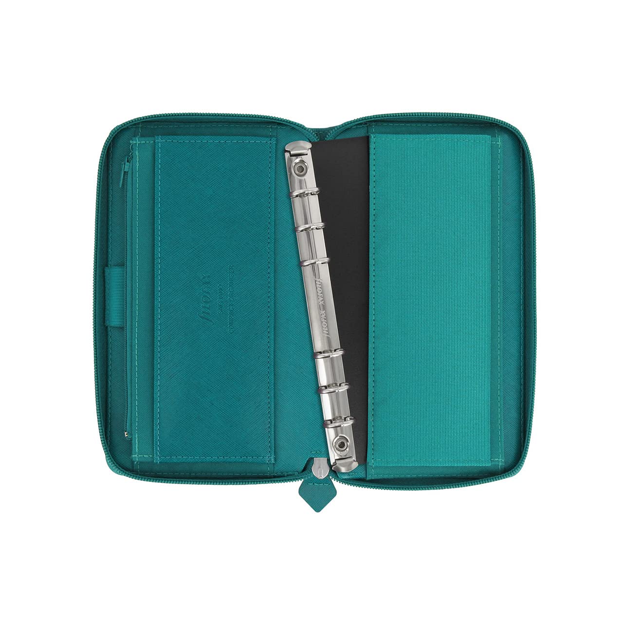 2019 Filofax 17-022536 Saffiano Personal Organizer, Compact Zip, Aqua