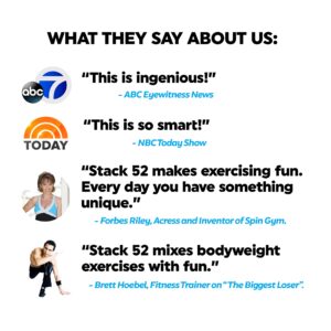 Stack 52 HIIT Interval Workout Game. Designed by Military Fitness Expert. Video Instructions Included. Bodyweight Exercises, No Equipment Needed. Fun and Motivating Training Program.