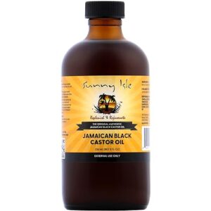 sunny isle jamaican black castor oil 8oz | 100% natural treatment for hair, scalp and skin