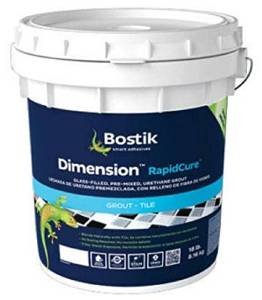 bostik dimension rapidcure starglass grout 670 moonstone 9#