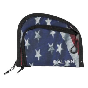 allen company one pocket 9" auto-fit handgun case, stars & stripes