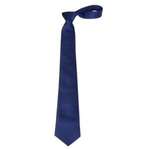 QBSM Mens Ties Navy Blue Solid Color Formal Dress Suit Neckties Neck Tie