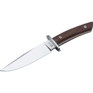 boker 02ba593w arbolito esculta knife with 5 3/4 in. steel blade, brown